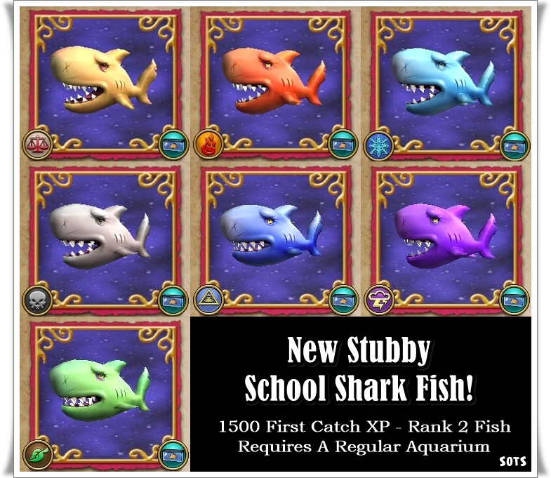 Stars of the Spiral: New Birthday Fish In Wizard101!