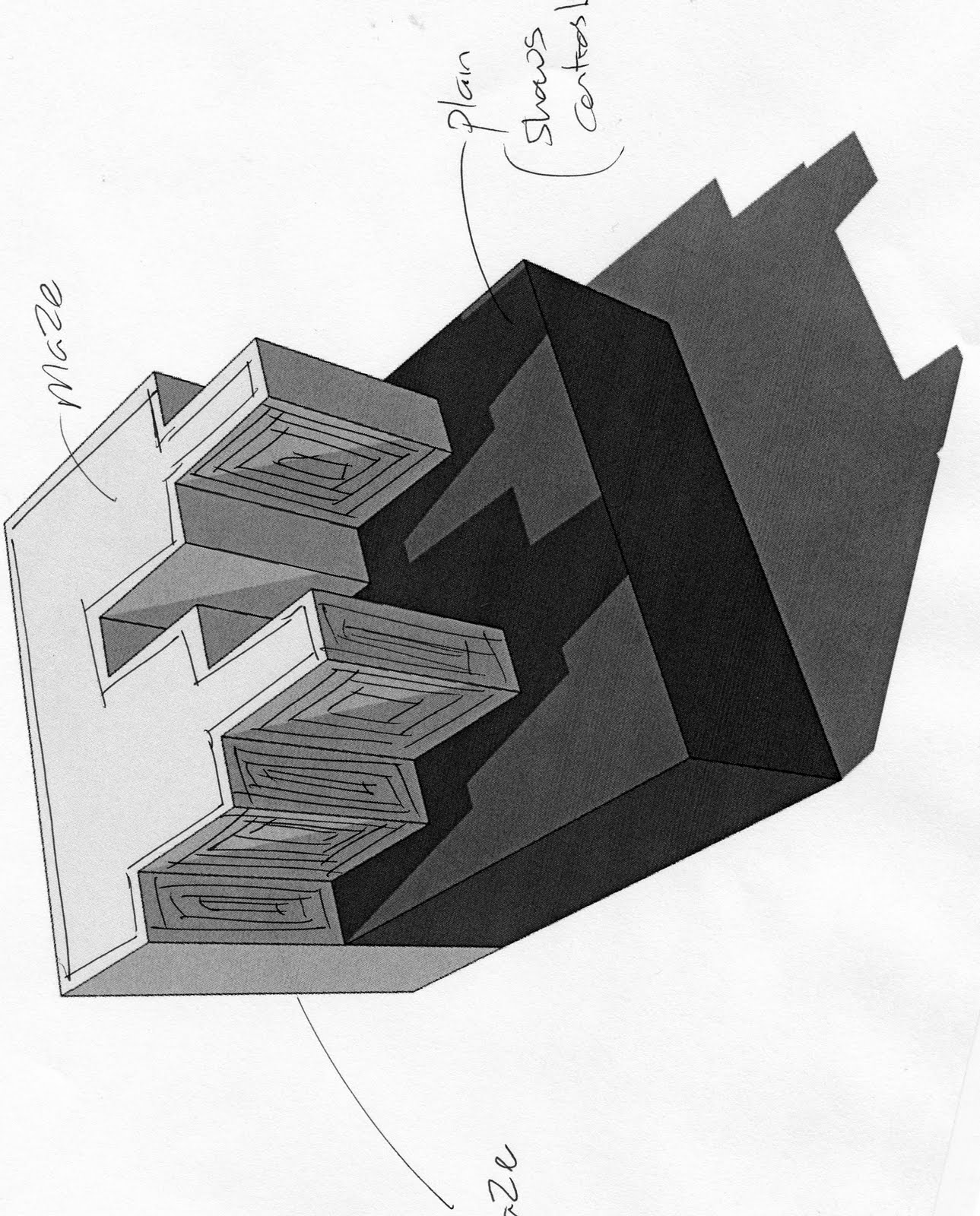 Luke_Fisher_DDV_Blog: Sketched 3D model Scans (making them more 3D)