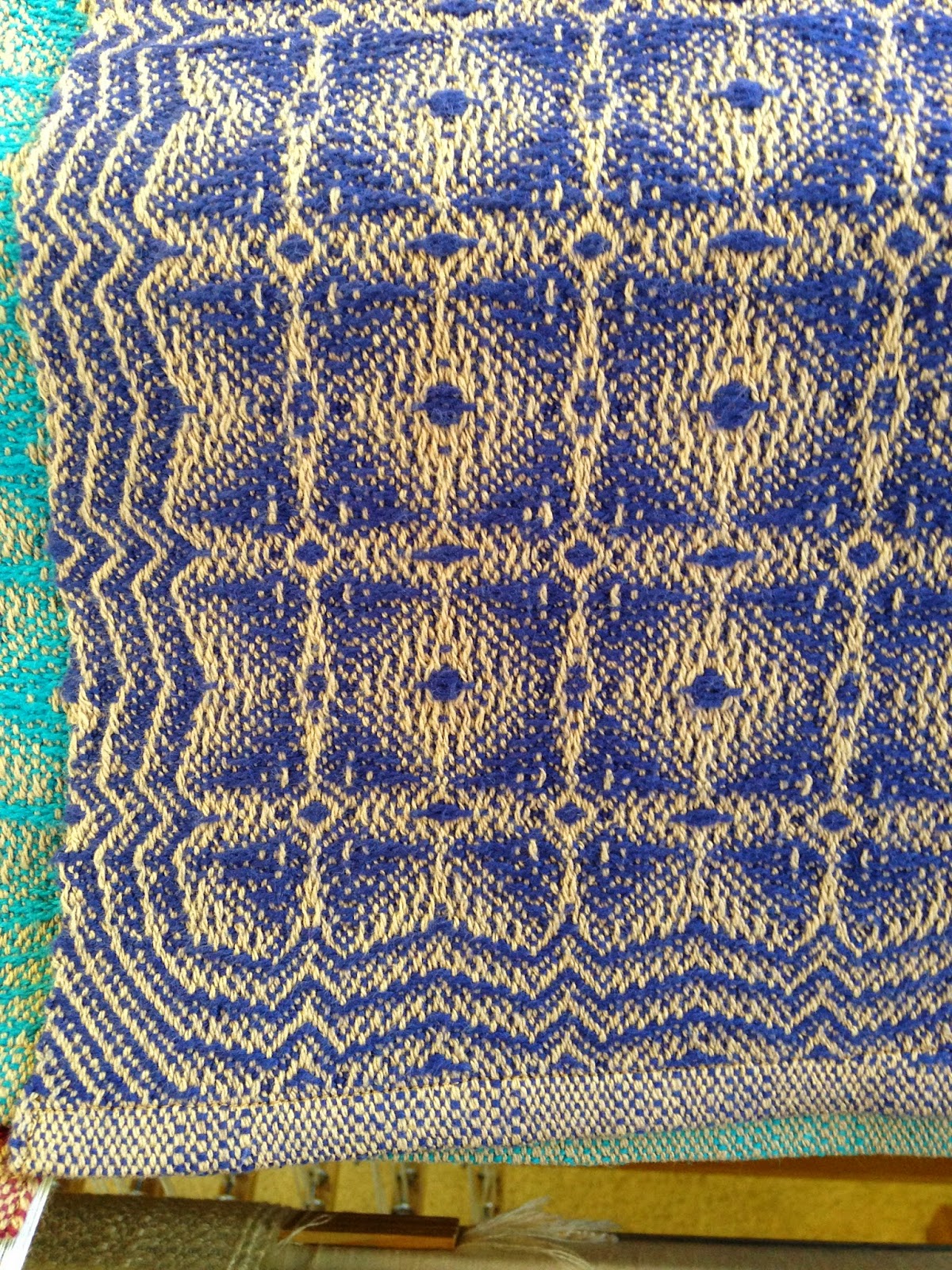 Daisy Hill Weaving Studio: First Project From My Eight Shaft Loom