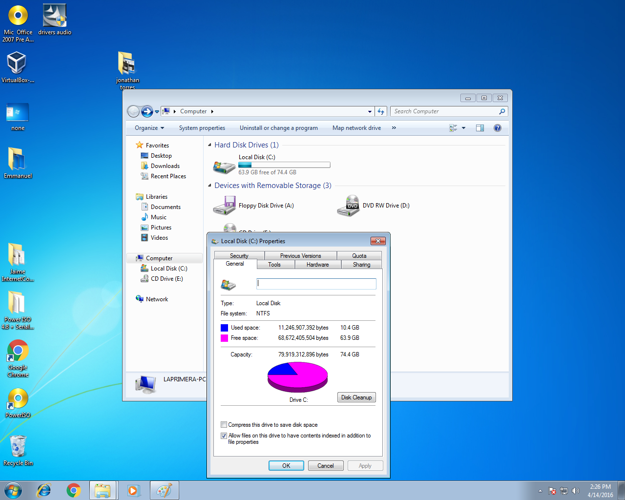 Electronica: Como desfragmentar un disco duro?