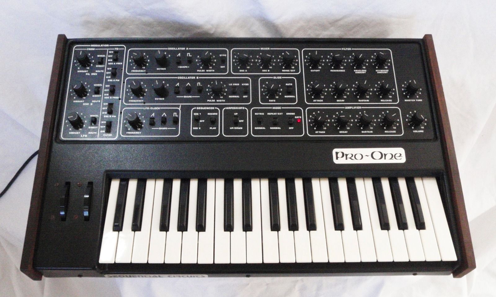 MATRIXSYNTH: Sequential Circuits Pro One Synthesizer SN 1716