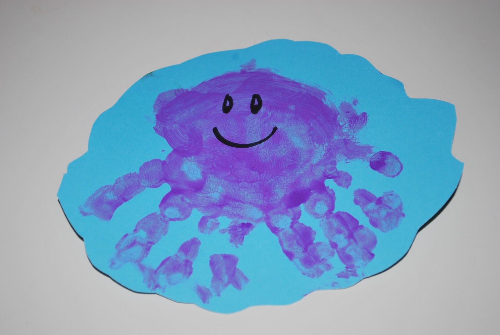 Hand Print Art: Octopus