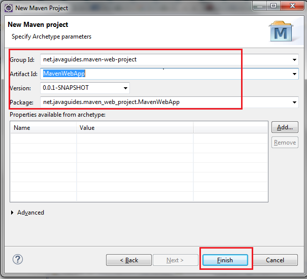 How to Create a Web Project Using Maven in Eclipse