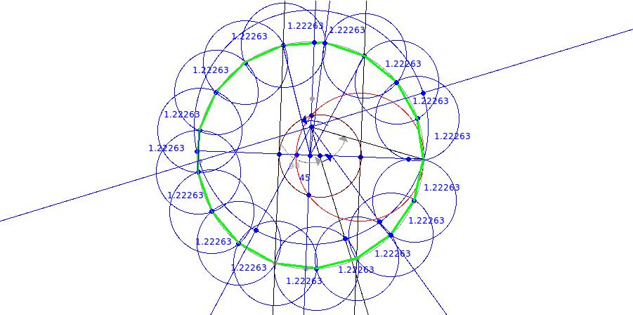 Daily Chaos: 17 Sided Polygon