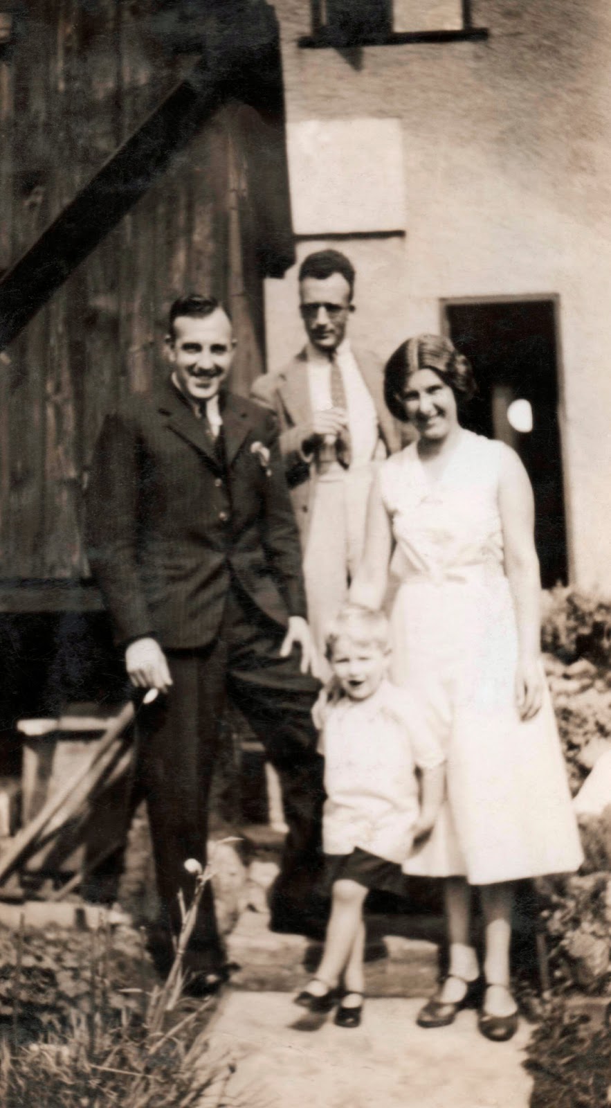 Adams Family Photo Archive: 1937 Summer, Reg, John, Nancy & Roland