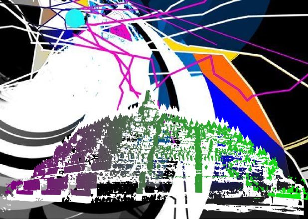 ABSTRACT CALLIGRAPHY: NEGATIVE PAINTING