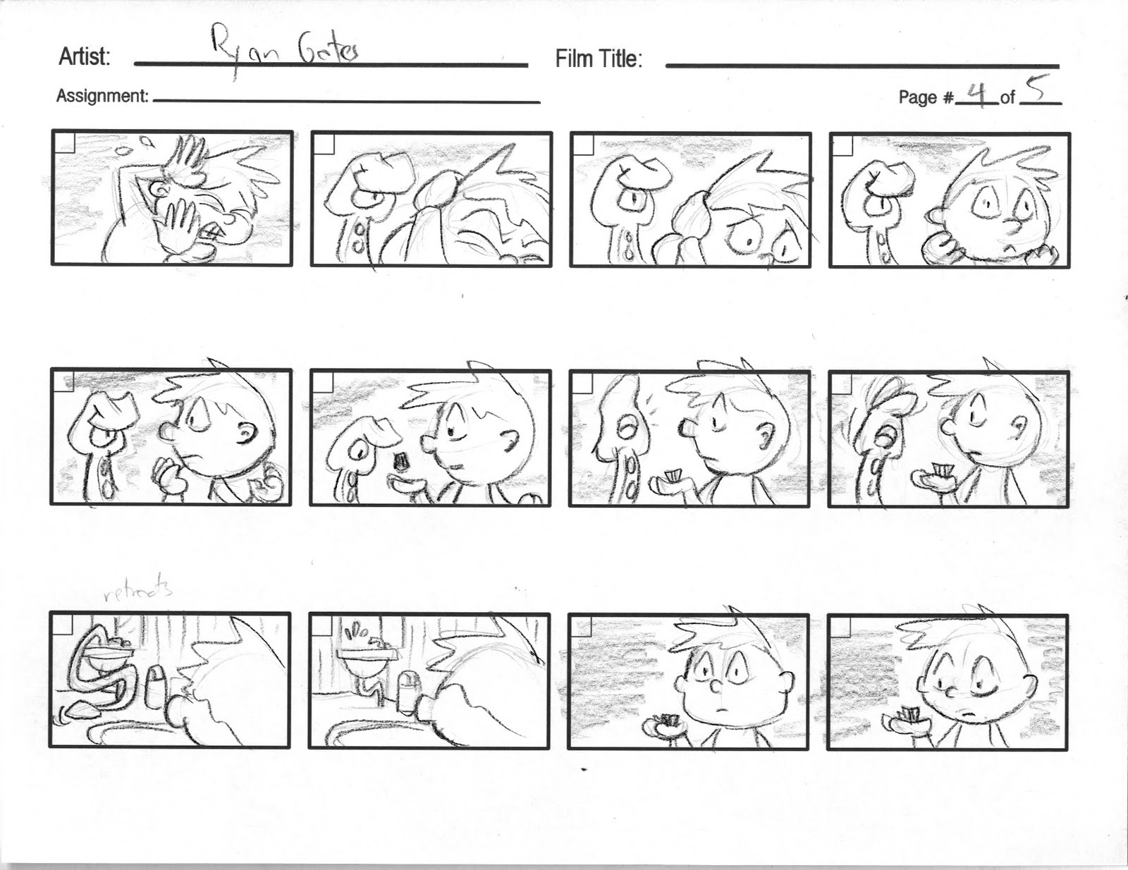 NightCap Productions: Ryan's Happy Fun Storyboard Time Part I: Initial ...