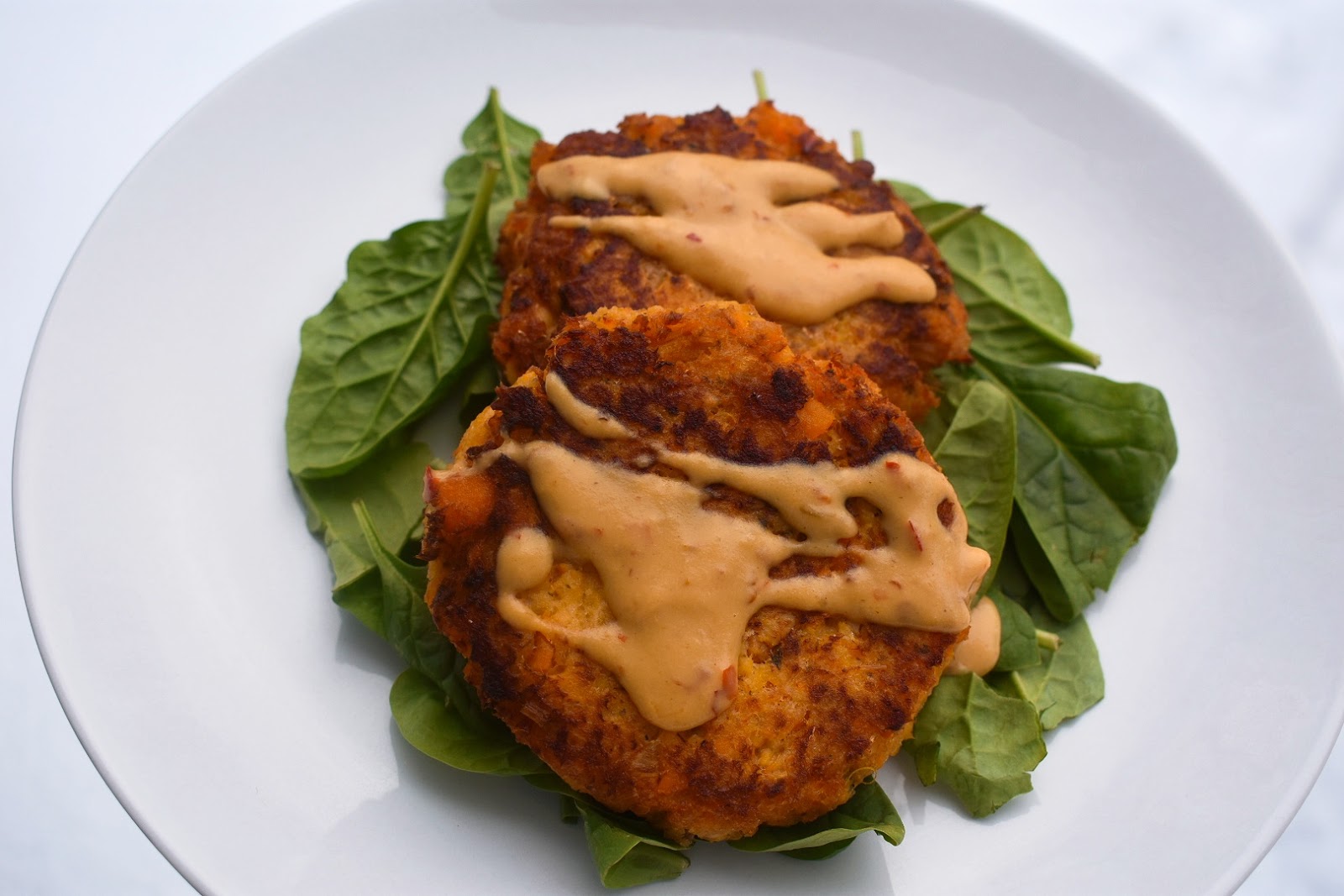 Crispy Salmon and Sweet Potato Patties with Sweet Horseradish Mustard ...