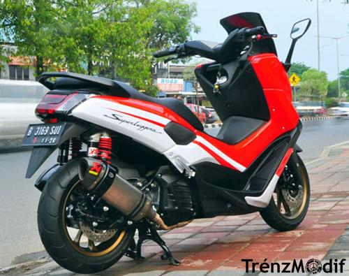 50 Modifikasi Motor Nmax Merah, Paling Top