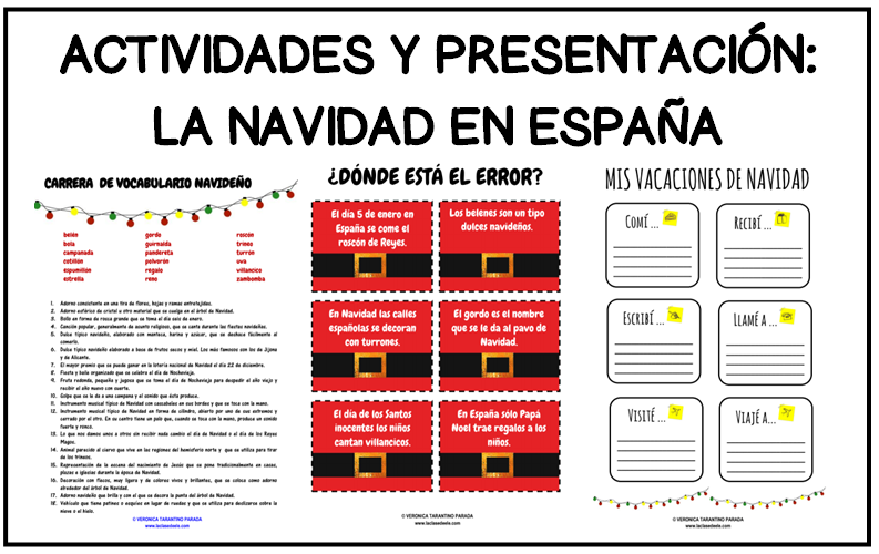 LACLASEDEELE: ACTIVIDADES: LA NAVIDAD EN ESPAÑA