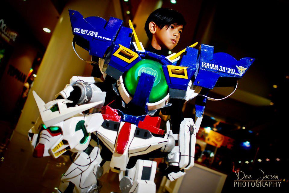 GUNDAM GUY: Gundam Cosplay: Gundam Exia - Cosplay by 11 Years Old Boy