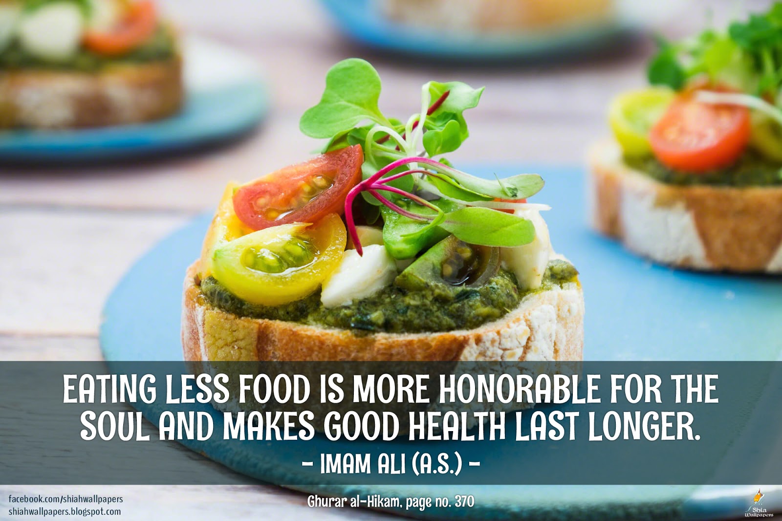 Shia Wallpapers: Eating Less Food