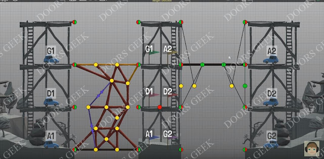 Poly Bridge Level 7-15 The Two Towers ~ Doors Geek