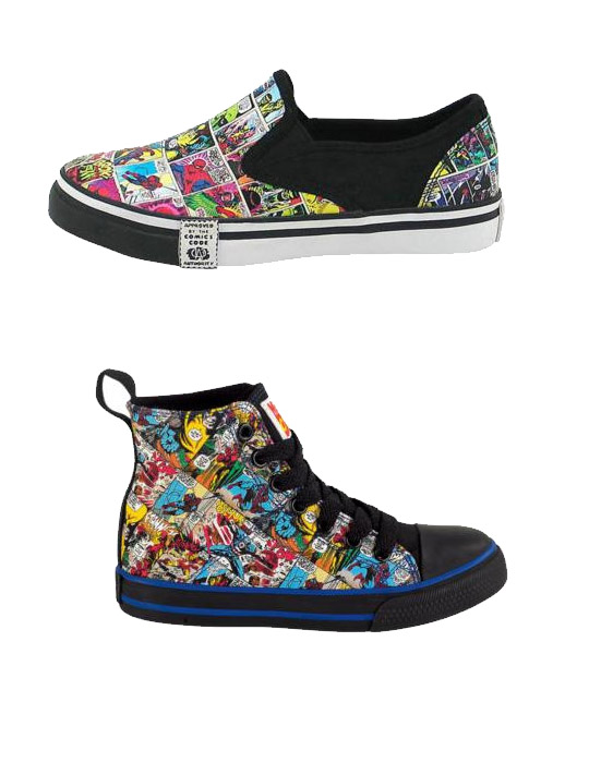 Marvel DC Canvas Sneaker in low and high type | Colorful Nikes
