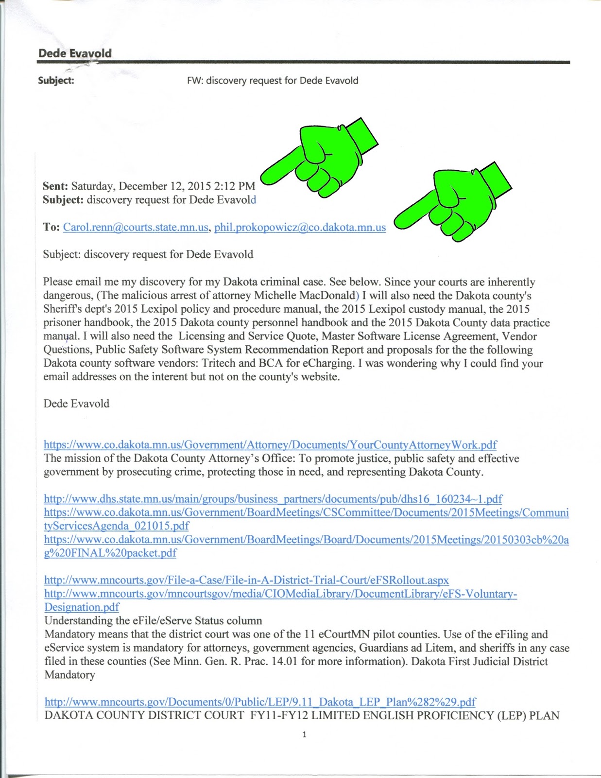 Lion News: Criminal Complaint Against Corrupt Dakota Co. Attorneys ...