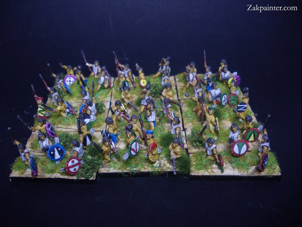 ZakGallery: 15mm DBA army: IV/63 Aztecs