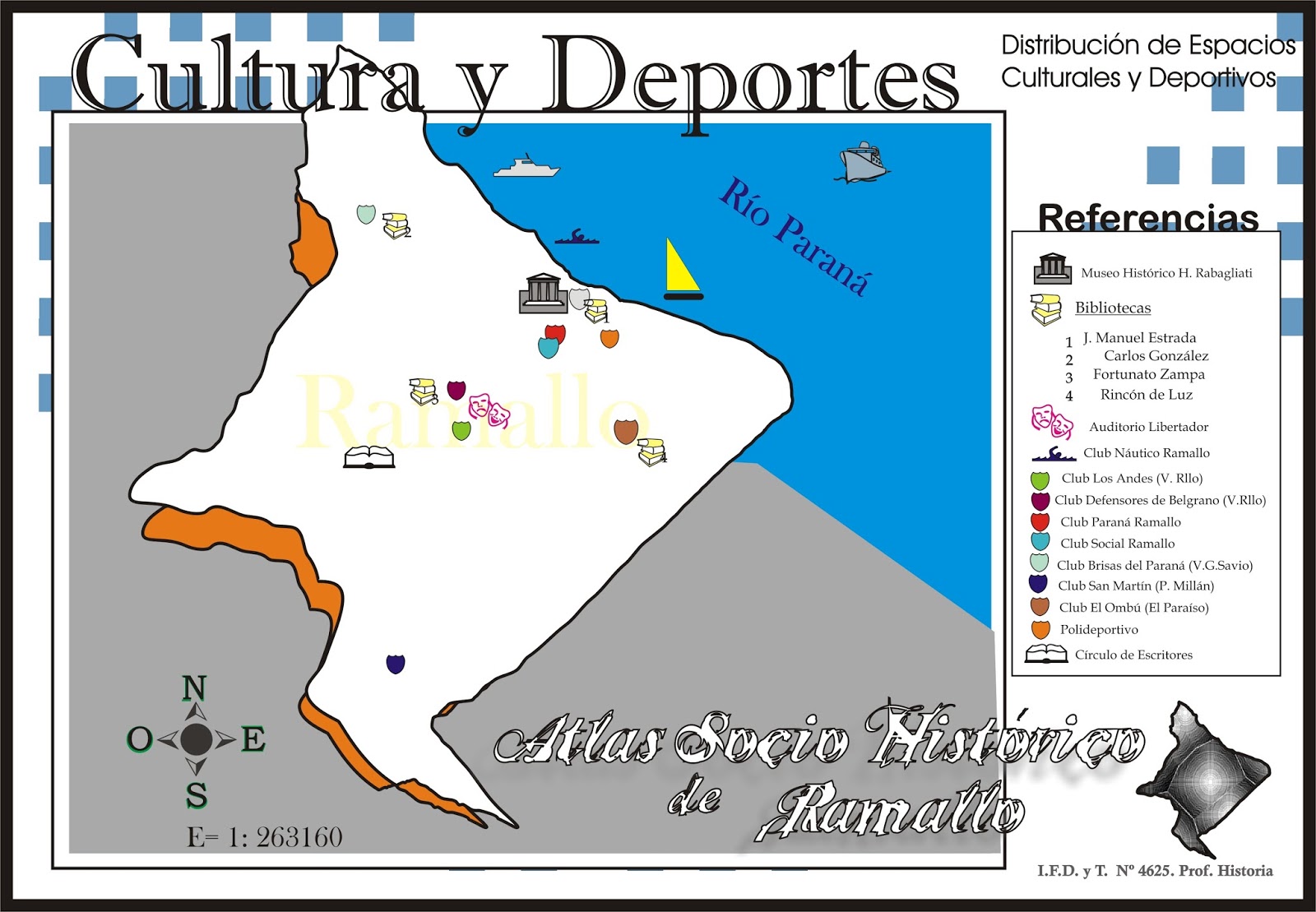 Clase Turista: Mapas temáticos de Ramallo