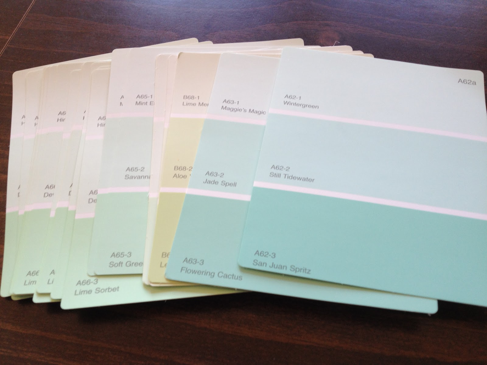 QuarDecor: Minty Fresh Paint Chip Art