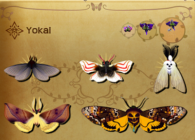 A Flutter Starlight Journey: Yokai Wisp Event: Moth Set and Deco Abilities