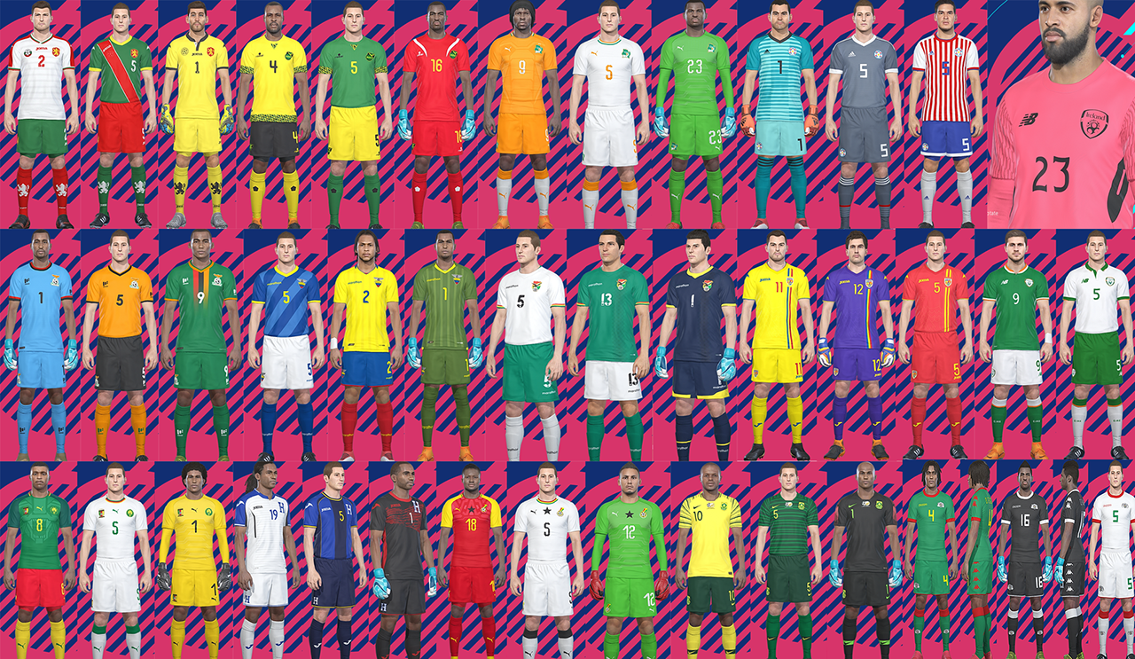 PES 2018 Kit Pack Vol:7 by Hawke