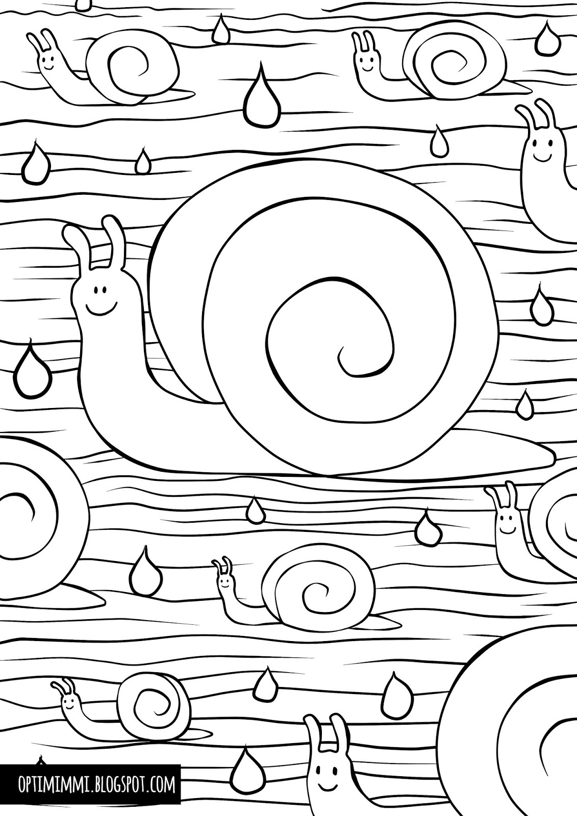 Inktober 2018: 31 coloring pages / 31 Värityskuvaa