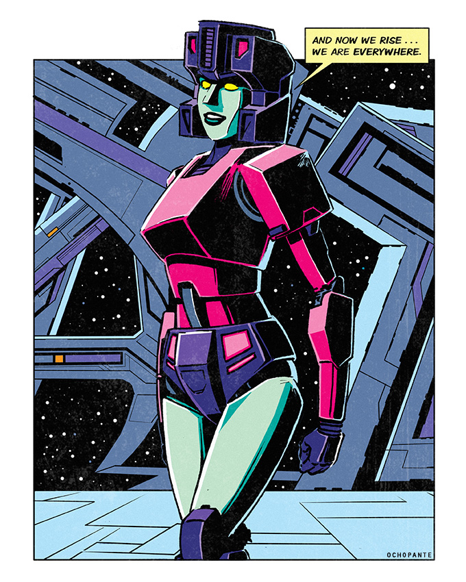 El Jardin de Ochopante: Fembot Headmaster Rise