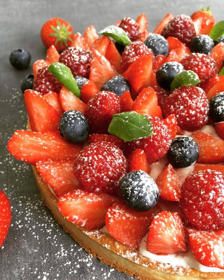 Tarte aux fruits rouges - En-K de gourmandises