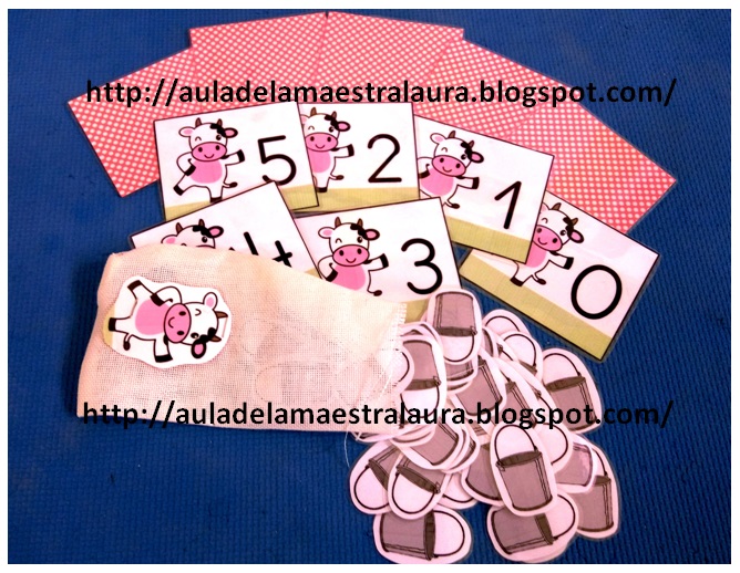 Aula de la maestra Laura: Serie numérica-VACAS