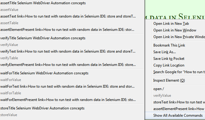 Validating Conditions Using Assert And Verify In Selenium Ide Selenium Webdriver Automation