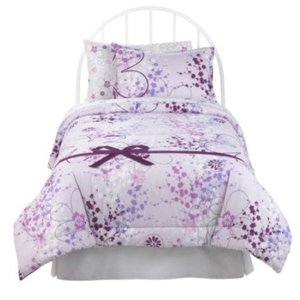 dorm bedding girls: Cannon immature Mixed piece Purple and White Floral ...