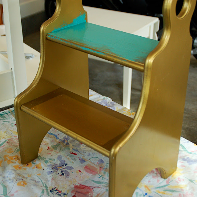 Need A Latte Mom: Little Step Stool vs Annie Sloan Chalk Paint in Florence