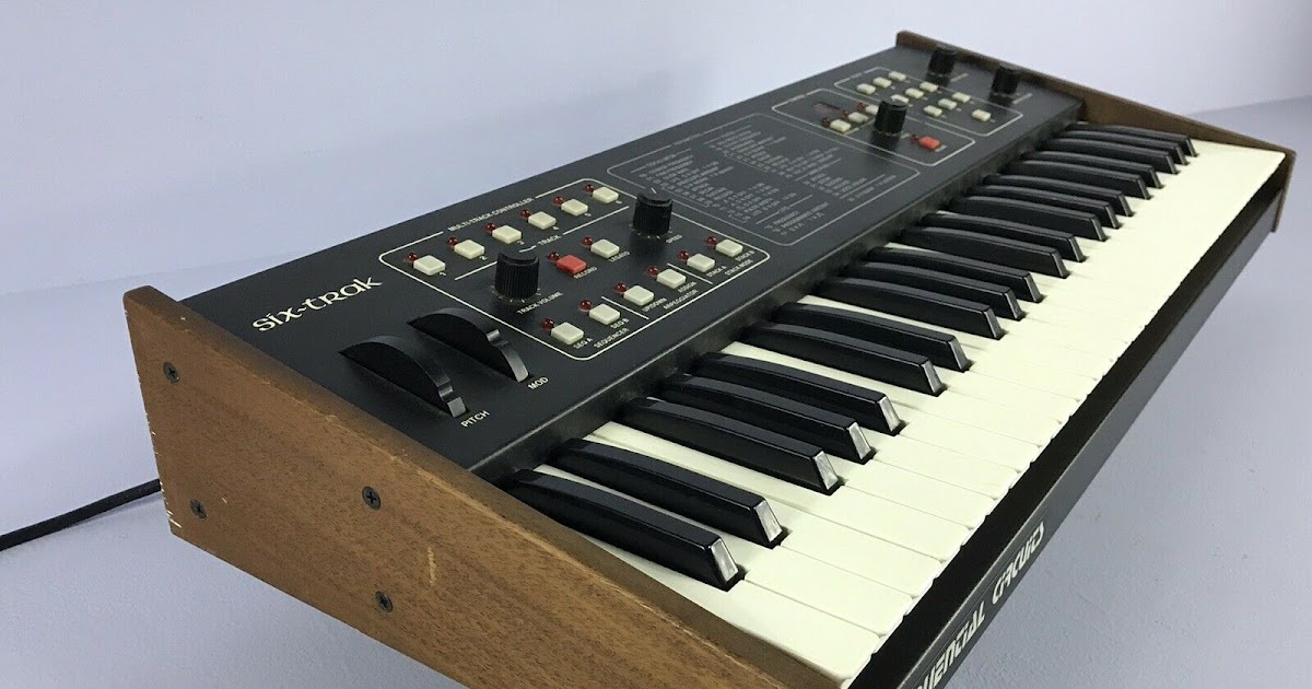MATRIXSYNTH: Sequential Circuits Six-trak Analog Synthesizer SN 0030027