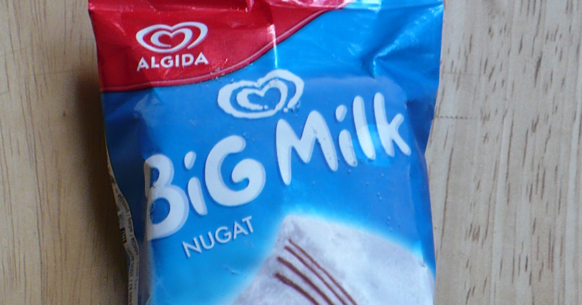 ALGIDA: BIG MILK: NUGAT