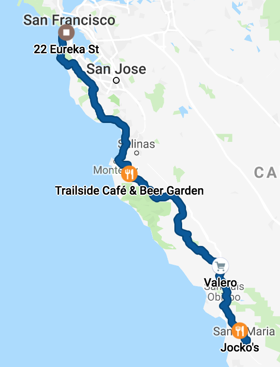 1200 Miles of California Backroads