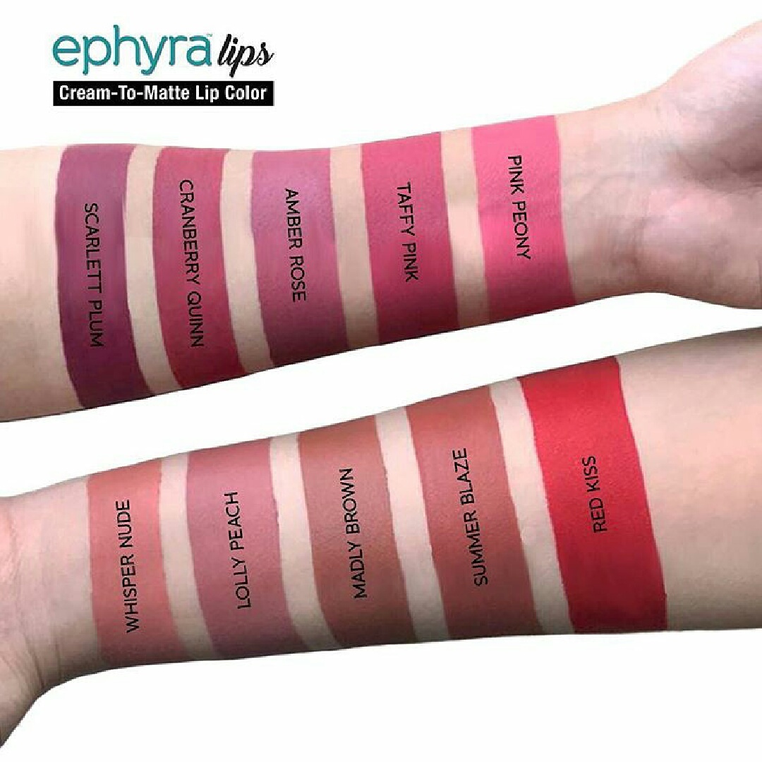 Ding Dang : 10 Warna Ephyra Lips Yang Memukau