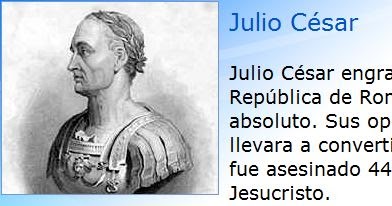 Historia Universal: Julio César