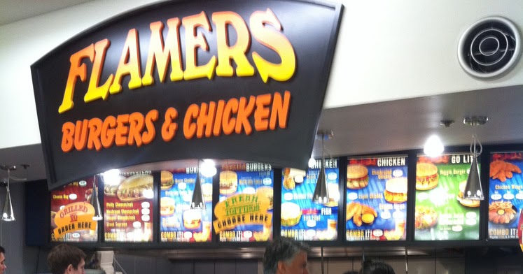 Lunch Time Eats: Flamers @ Liberty Food Court - 16th and Market St