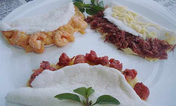 Tapioca da Ilha Solteira: Novos sabores de recheios doces e salgados.