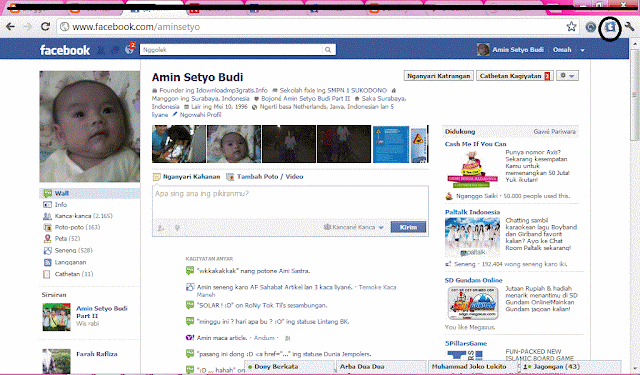 Cara Mengubah Tampilan Facebook Timeline ke Tampilan Lama ~ Populeritas