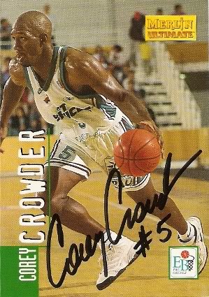 BALONCESTO HISTORIA DE LOS MEJORES: Corey Crowder; La bestia