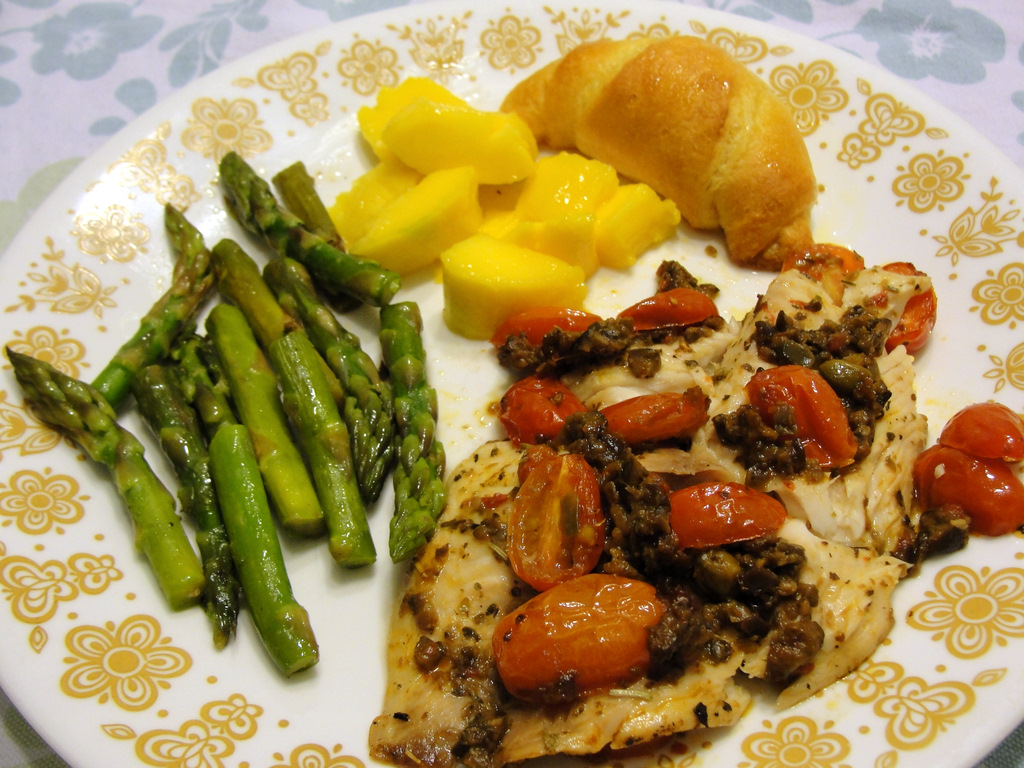 Little Lovables: Herbed Fish with Tomato and Olive Relish Recipe