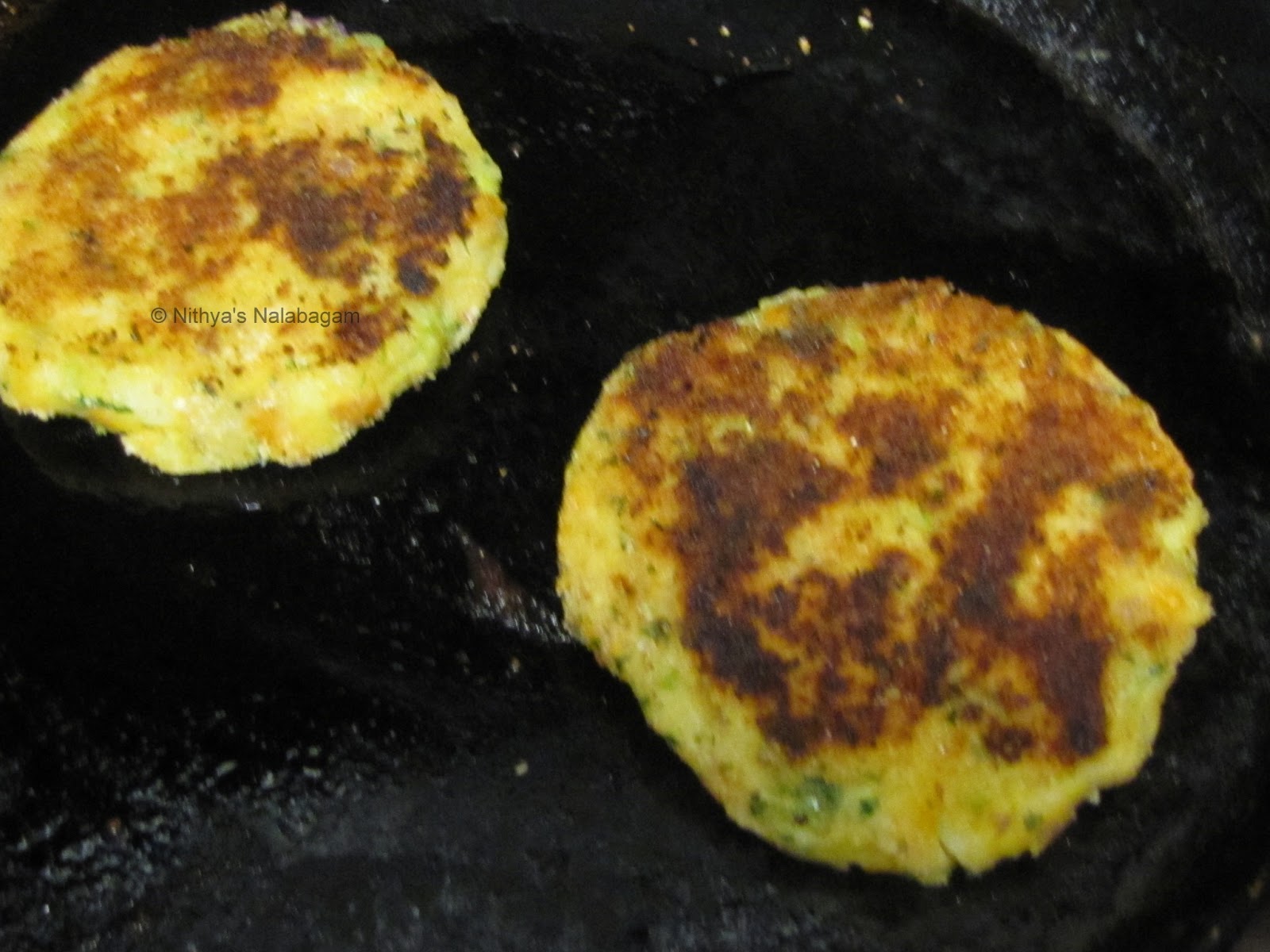 Indian Veggie Burger |Nithya's Nalabagam