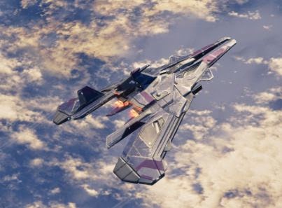 gospvg: Destiny - Kestrel Class Spaceship