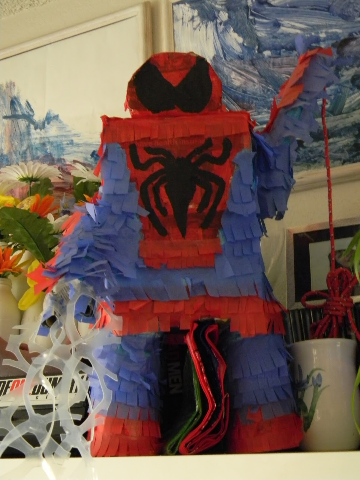 All Things Alysha: Awesome Spiderman Pinata