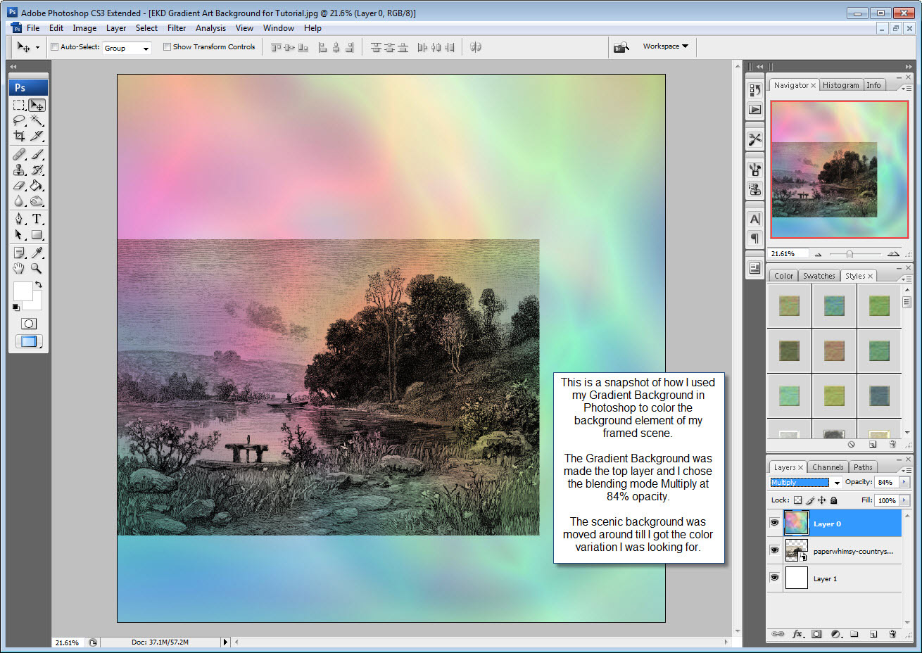 EKDuncan - My Fanciful Muse: Creating Abstract Backgrounds with the ...