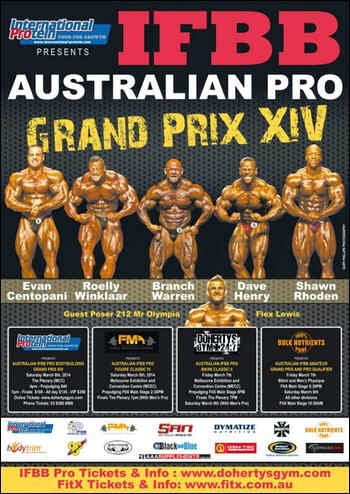 Australian Pro Grand Prix IFBB 2014 (presentación) | DIARIO DE UN ...