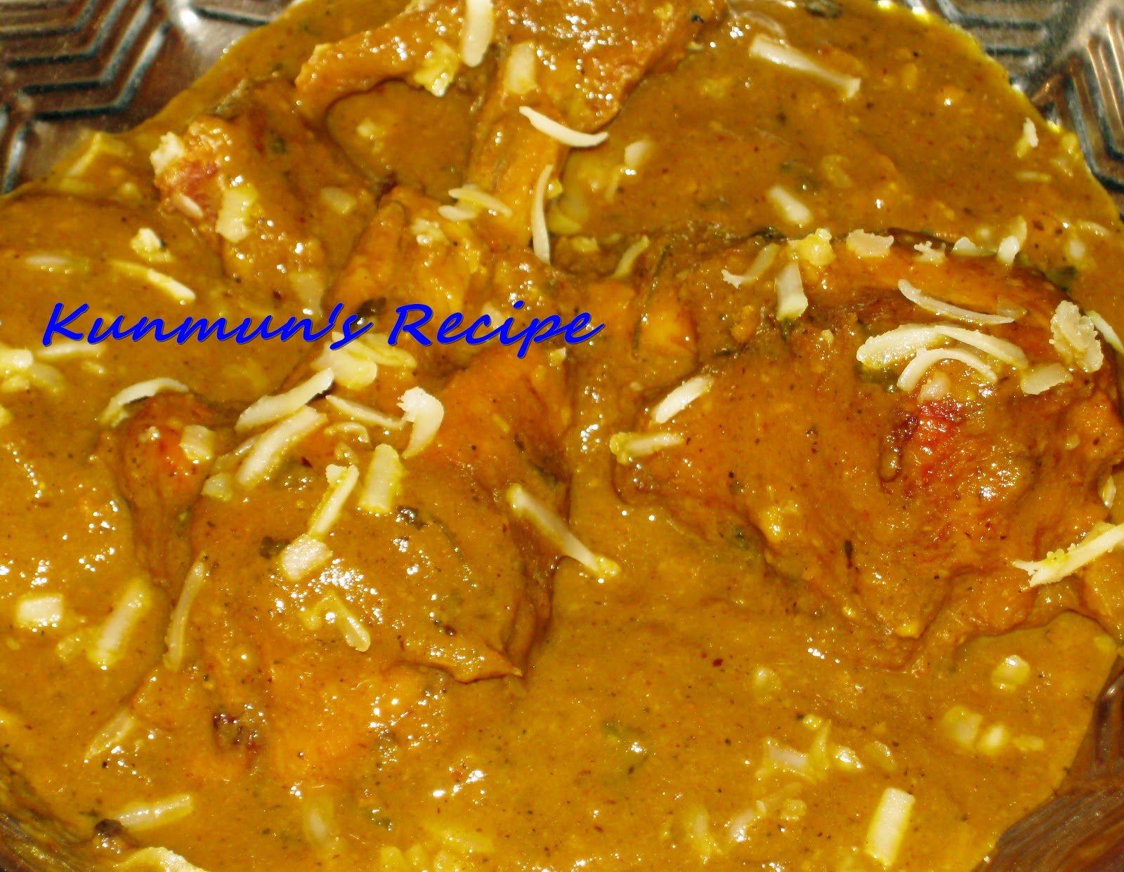 Kunmun's Delicious Kitchen: MALAI CHICKEN CURRY RECIPE