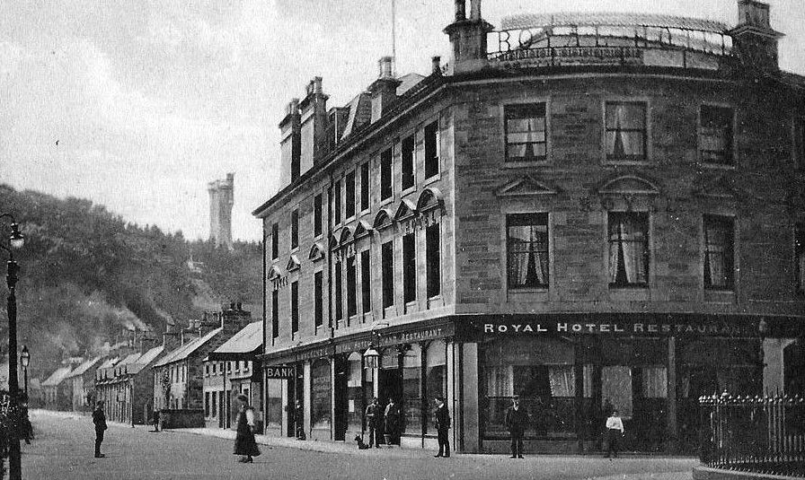 Tour Scotland: Old Photograph Hill Street Dingwall Scotland