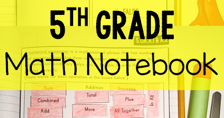 Kelly McCown: 5th Grade Interactive Math Notebook (Common Core State ...