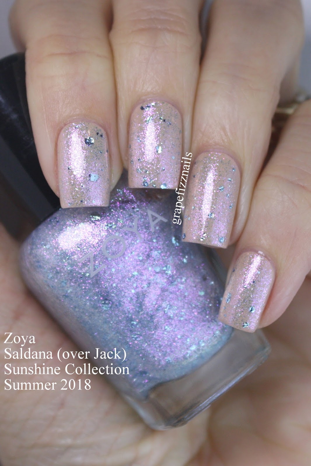 Grape Fizz Nails: Zoya Sunshine Collection, Summer 2018